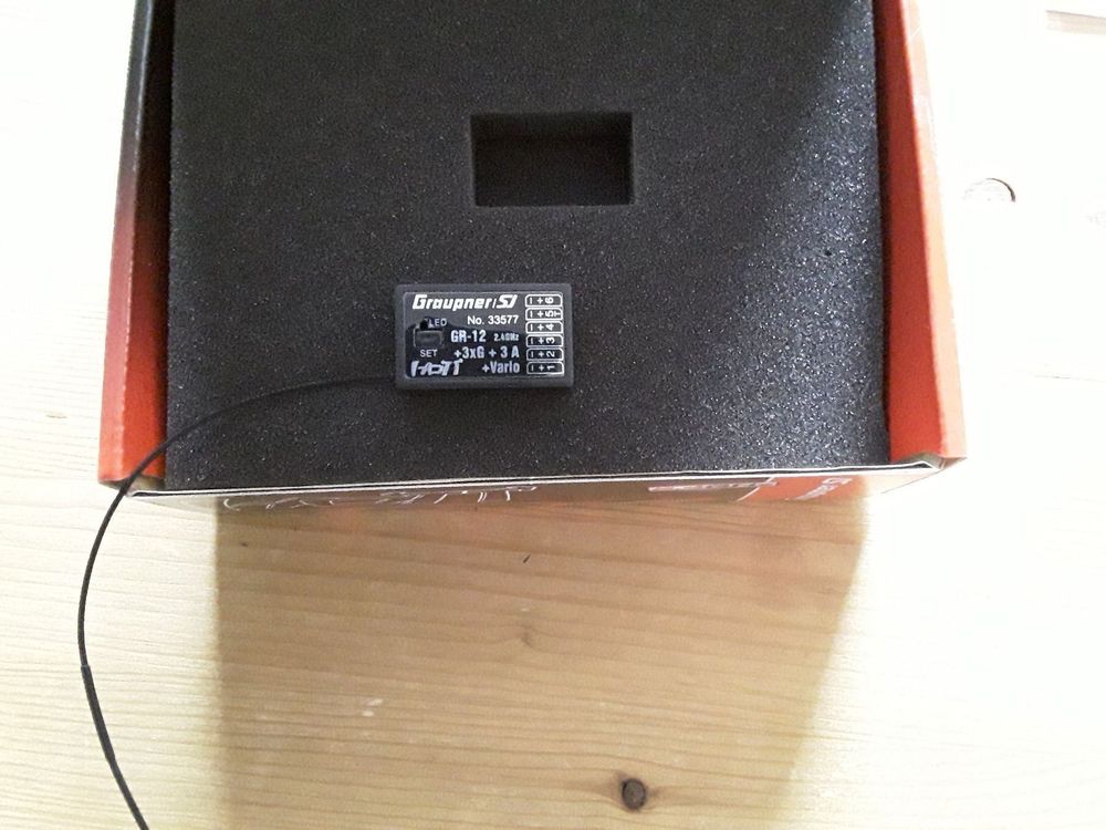 Graupner Empfänger GR-12+3xG/+3A+Vario (Neu und originalverpackt) in ...