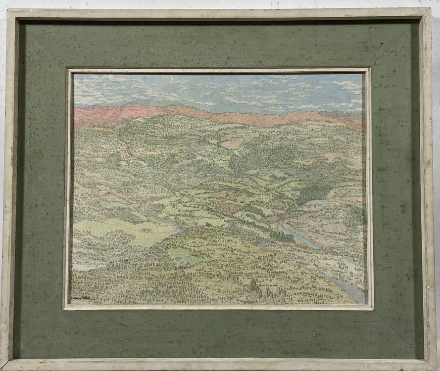 Edwin Ellis (XX) grosses Gemälde - Landschaft | Kaufen auf Ricardo