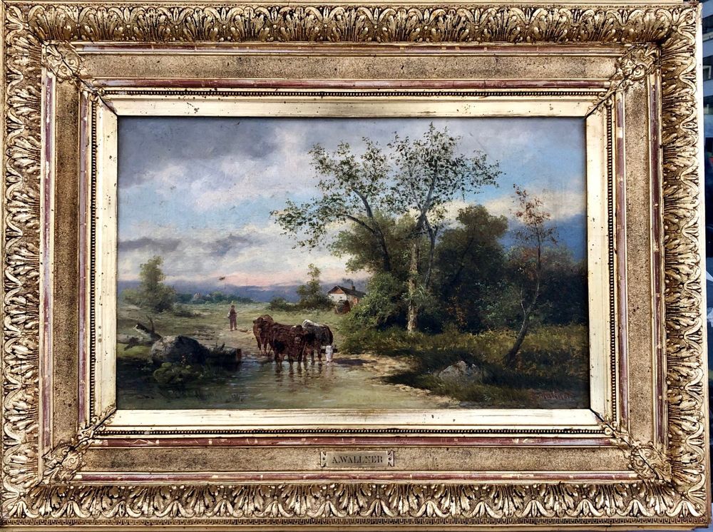Anton Wallner grosses Orig. Gemälde (Gebraucht) in für CHF 120 – mit ...