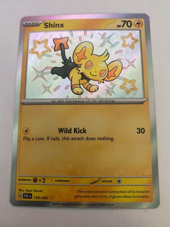 Pokemonkarte Shinx Shiny (Neu (gemäss Beschreibung)) in Neuhausen für ...