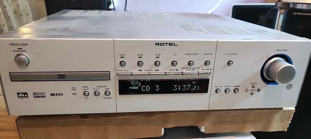 ROTEL RSDX-02E ++ DVD / CD - Receiver Verstärker Amplifier (Gebraucht ...