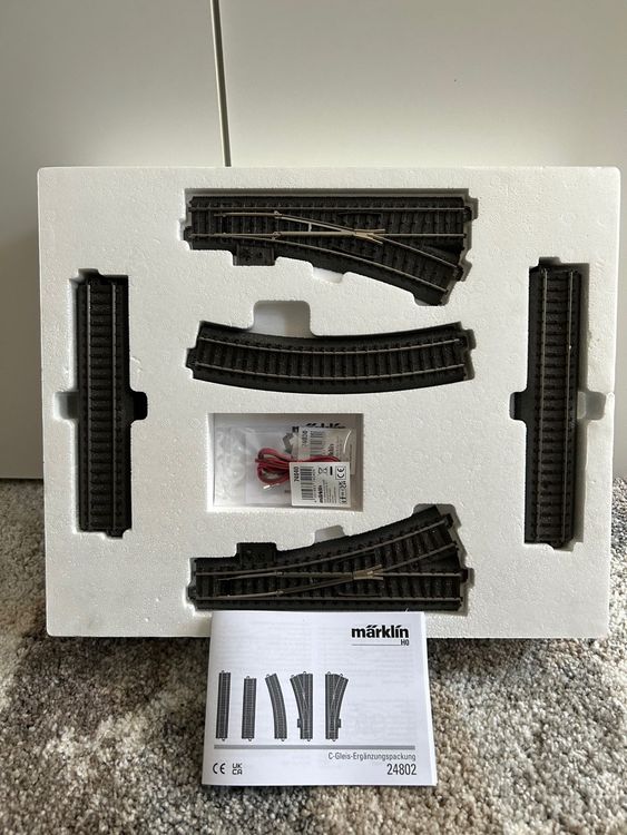 C-Gleispackung mit Digitalen Weichen Märklin 24802 (Neu und ...