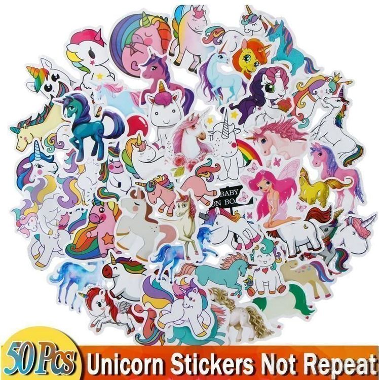 50 Sticker Einhorn | Kaufen auf Ricardo