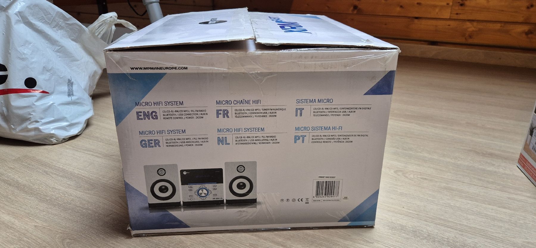 MP Man XRM64BT Micro Hifi Anlage Bluetooth CD USB Radio (Neu (gemäss ...