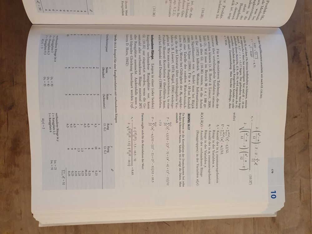 Statistik für Human und Sozialforscher Bortz Schuster Spring (Gebraucht ...