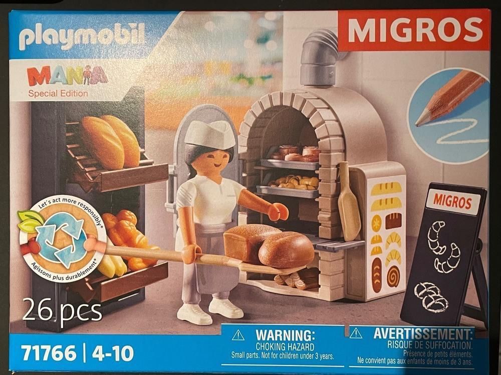 Playmobil MANIA Migros Bäcker 71766 (Neu und originalverpackt) in Geroldswil für CHF 7 – mit ...