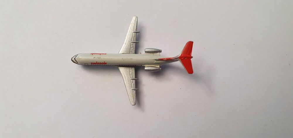 SCHABAK Nr. 940 Fokker 100 SWISSAIR Massstab 1:600 ohne Verp (Gebraucht ...