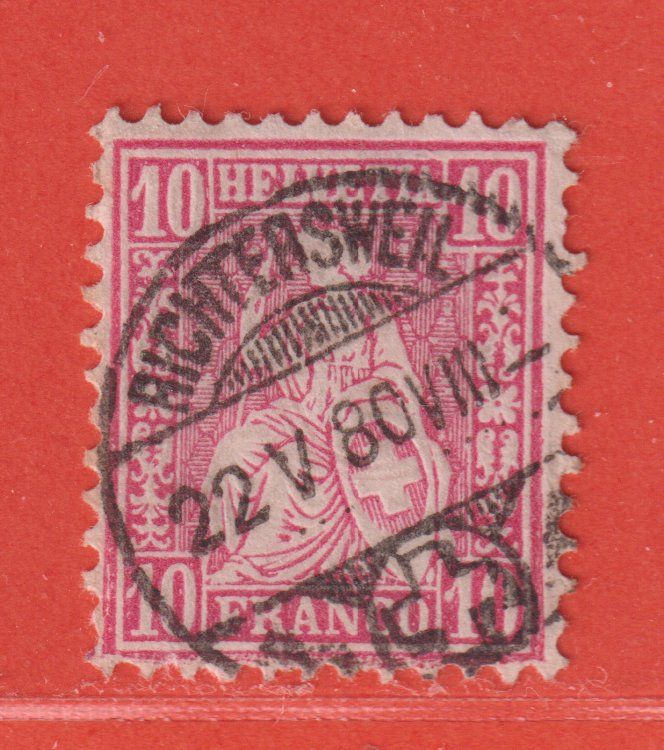 Vollstempel sucht die gepflegte Sammlung: RICHTERSWEIL (Gebraucht) in Sarmenstorf für CHF 0.5 ...