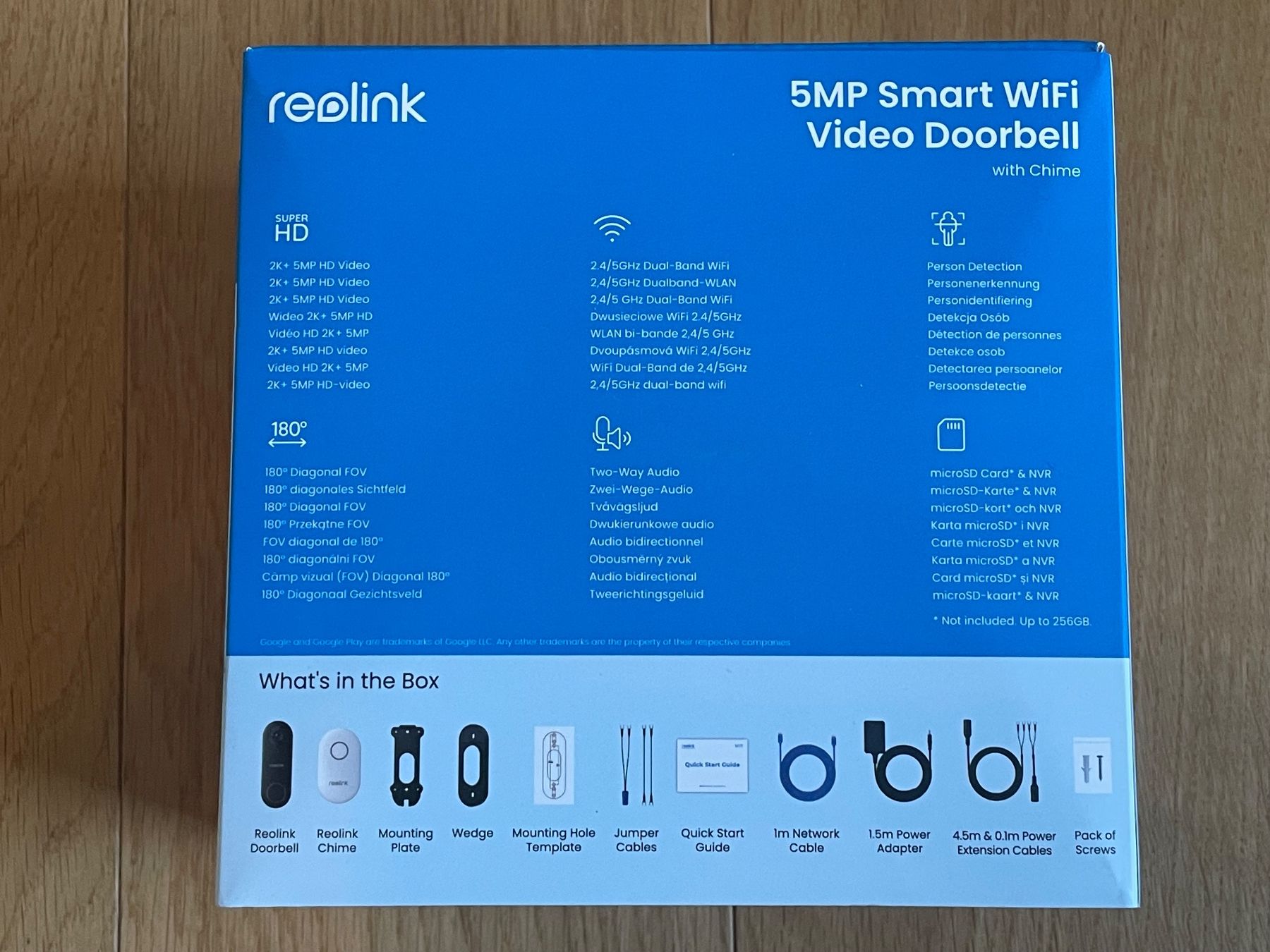 Sonnette caméra vidéo avec carillon - Reolink 5MP Wifi (Gebraucht) in ...