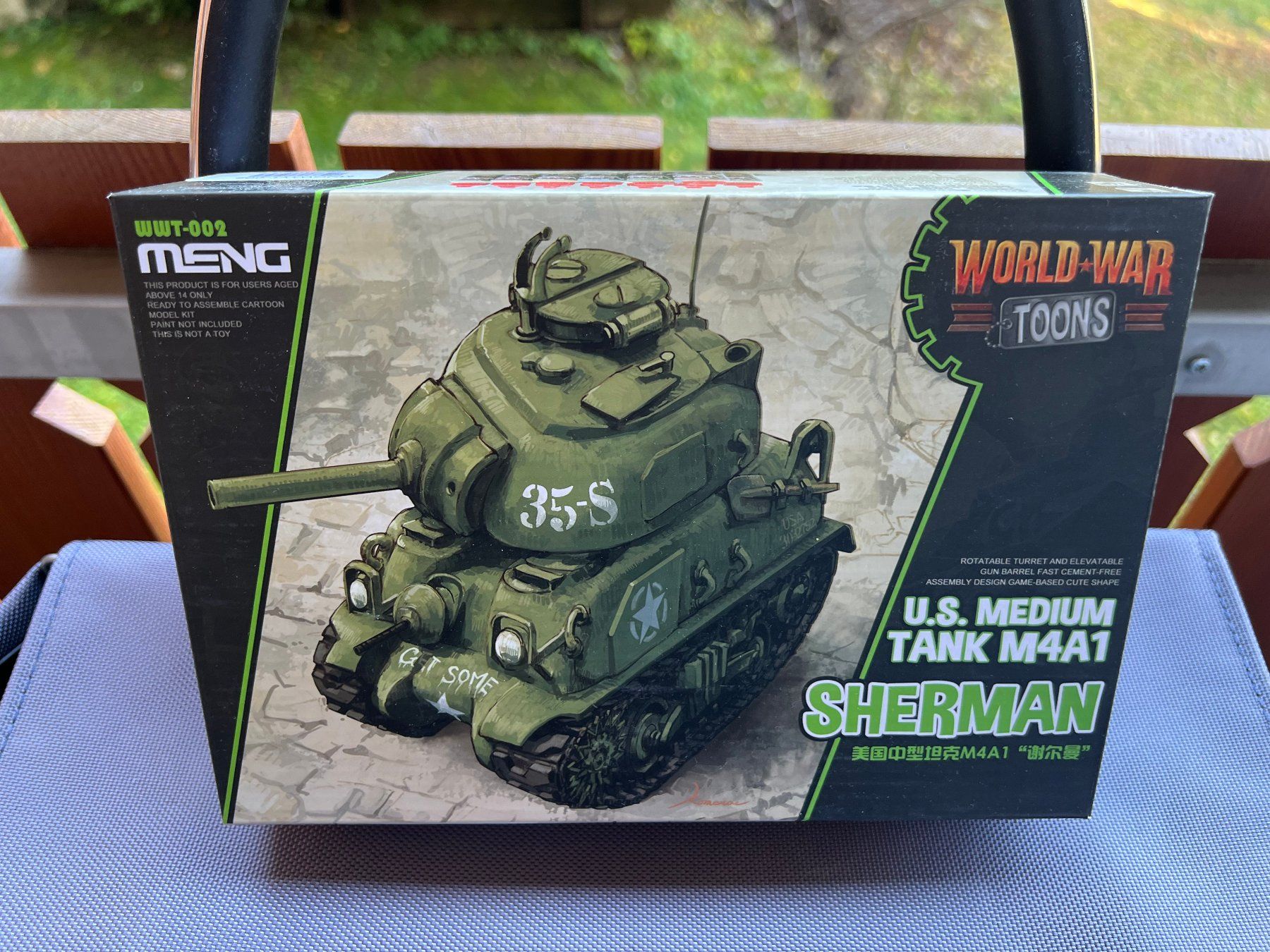 Maquette MENG World War Toons - Char US Sherman M4A1. (59) (Neuf avec ...