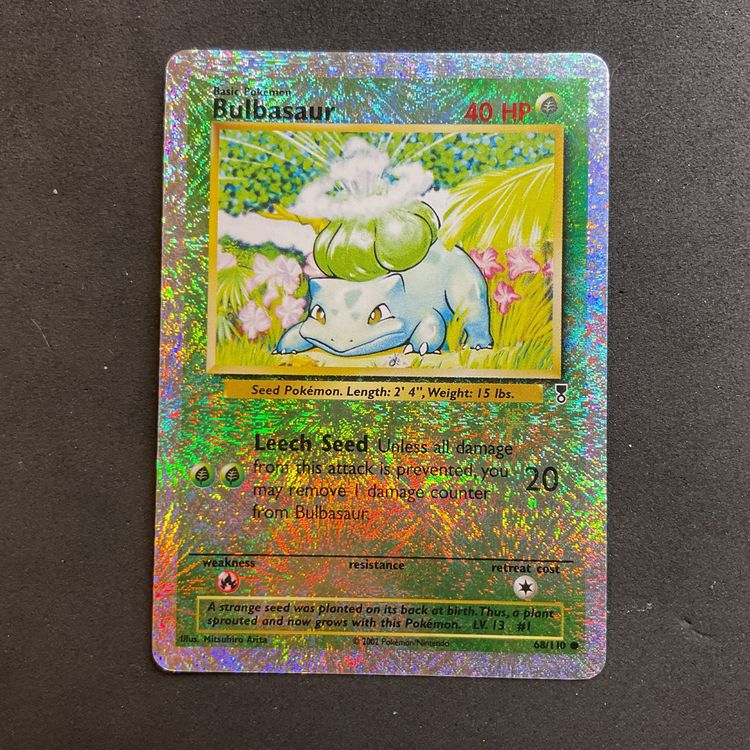 Pokémon Bulbasaur Fire Work Reverse Legendary Collection EN (Gebraucht ...