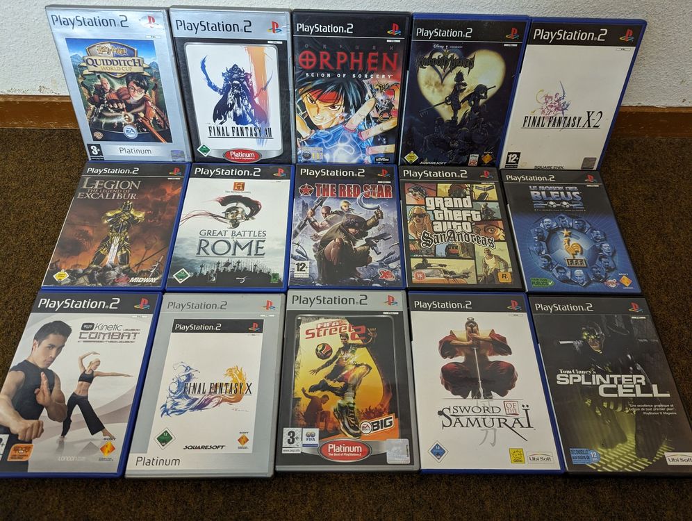 17 PS2 Spiele - Top Zustand - Ratchet & Clank, FFX uvm. (Gebraucht) in ...