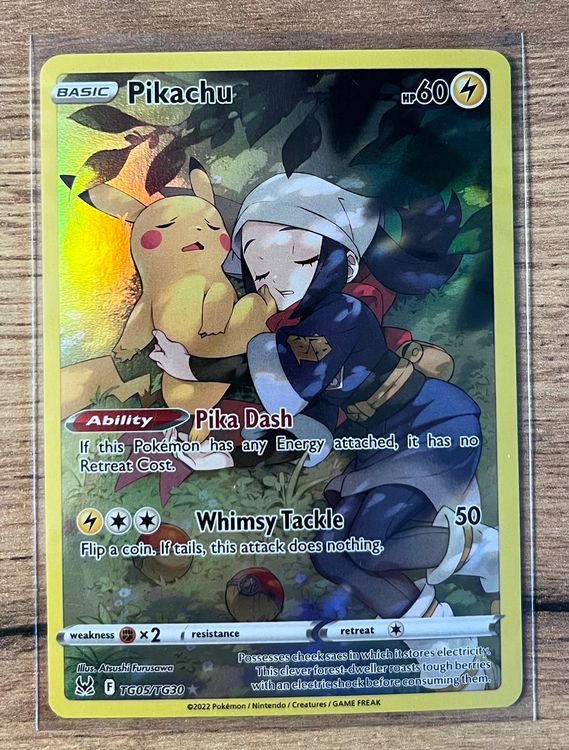 Pikachu TG05/30 Pokemon Trainer Gallery Lost Origin | Kaufen auf Ricardo