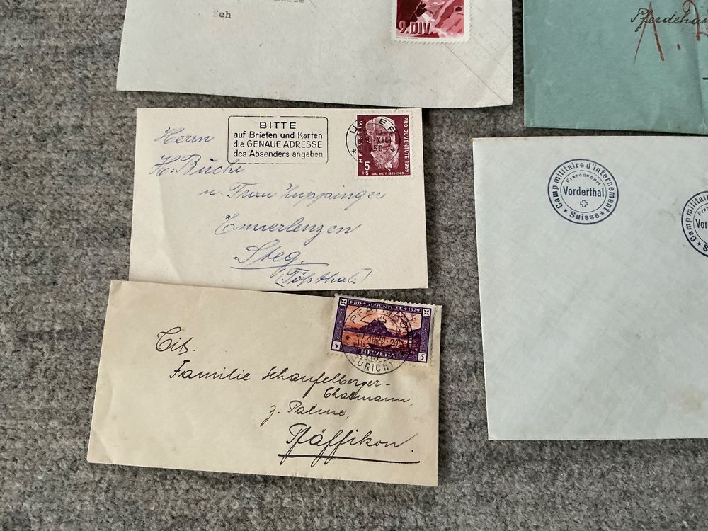 Alte Briefe, Sammlung Schweiz, Vintage! (Gebraucht) in Jona für CHF 10 ...