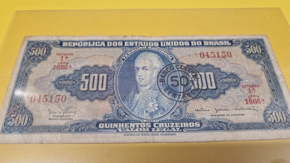 Alte Brasilianische Banknoten, 500 Cruzeiros, Sammlerstücke! (Gebraucht) in Herisau für CHF 12.9 ...