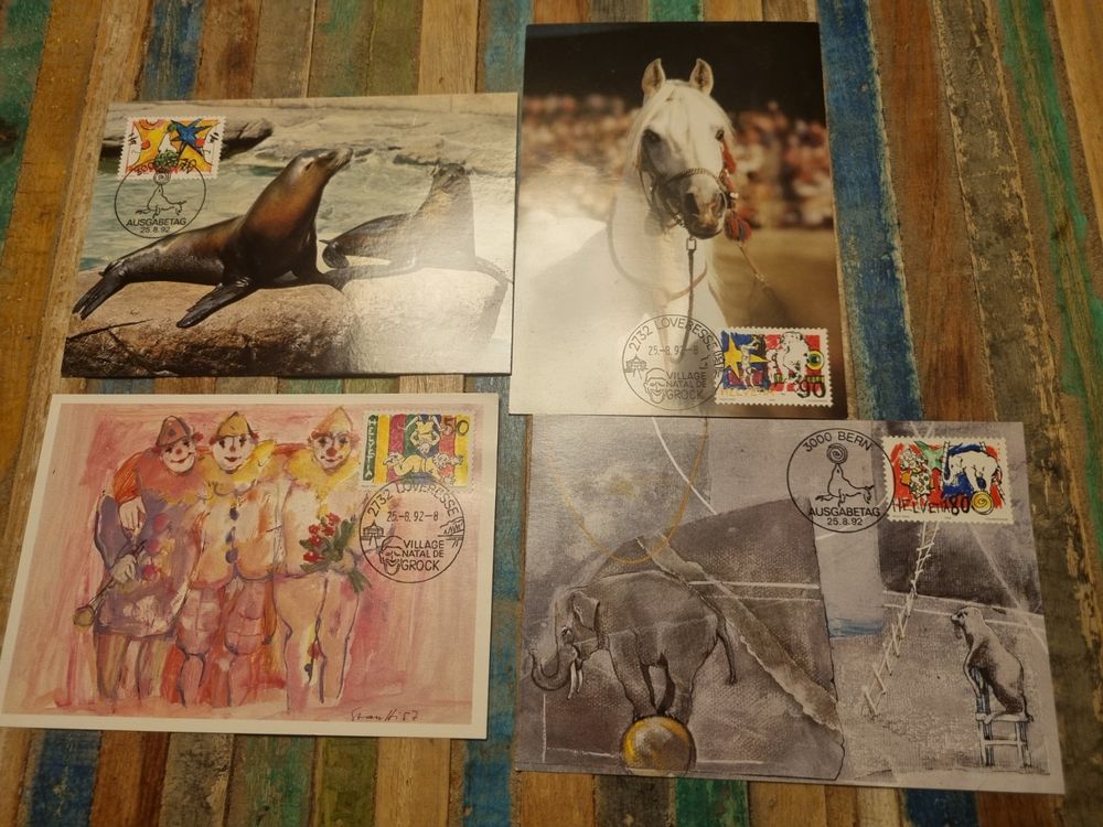 1992 FDC Maximumkarte Knie Private Karten (Gebraucht) in Arni AG für CHF 10 – mit Lieferung auf ...