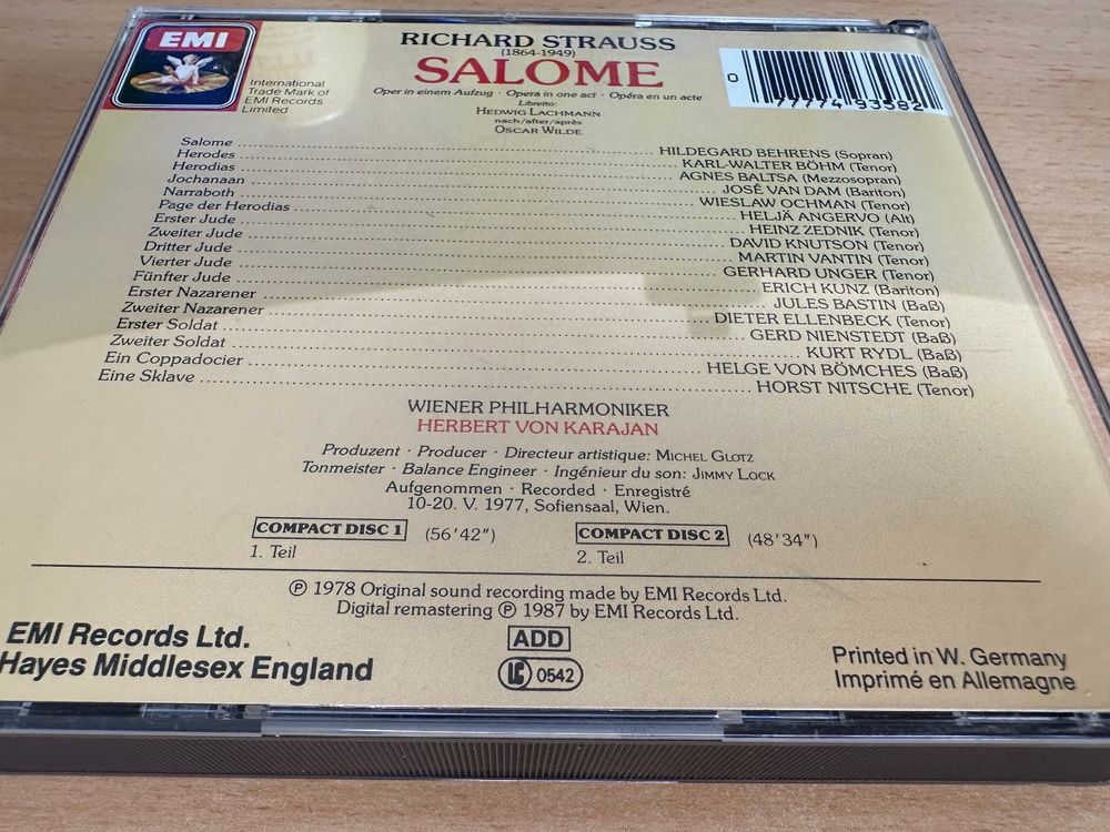 Richard Strauss - Salome - 2 CD | Kaufen auf Ricardo