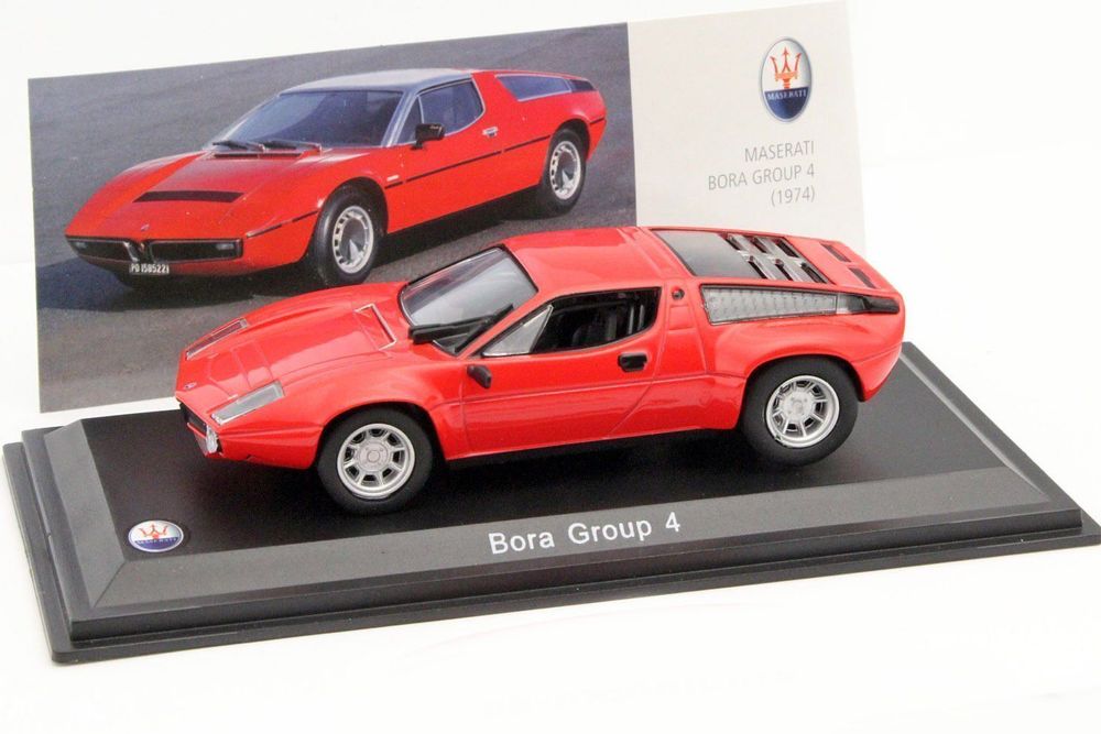 Maserati Bora Group 4 1973 rot 1:43 von Leo Models (Neu und ...