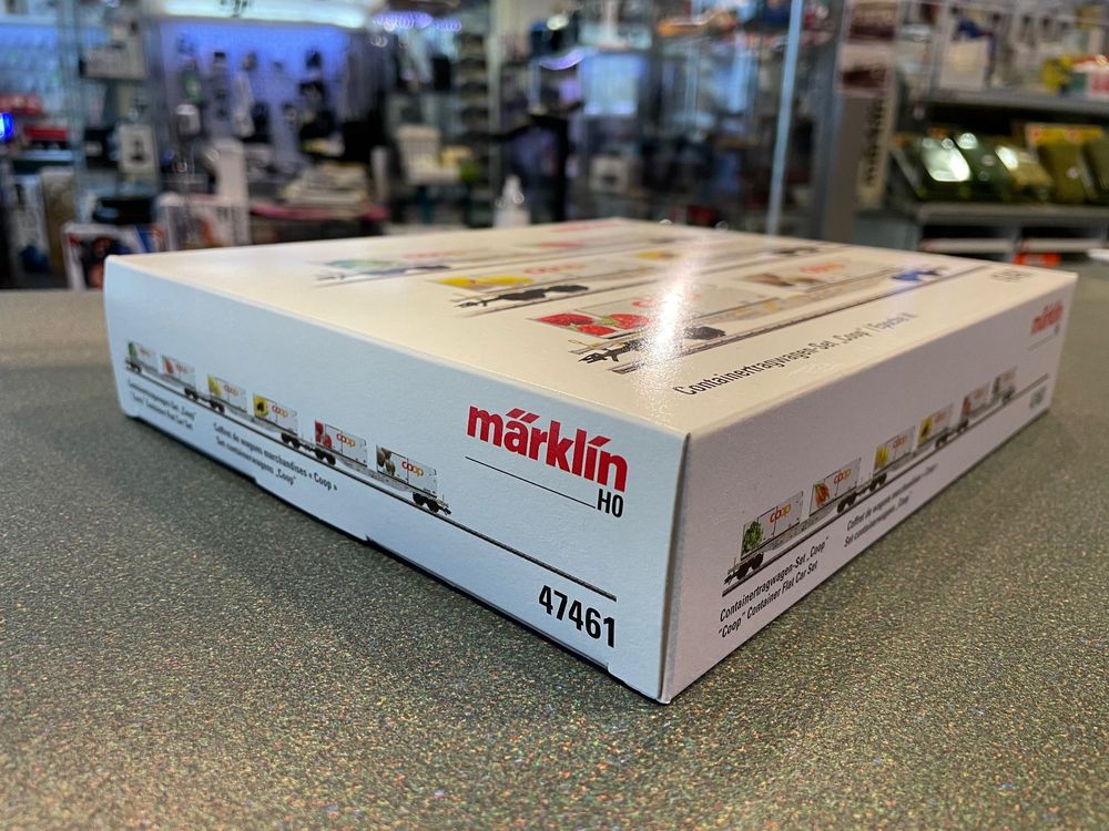 Märklin 47461 Coop SBB containerwagen (Neu und originalverpackt) in ...