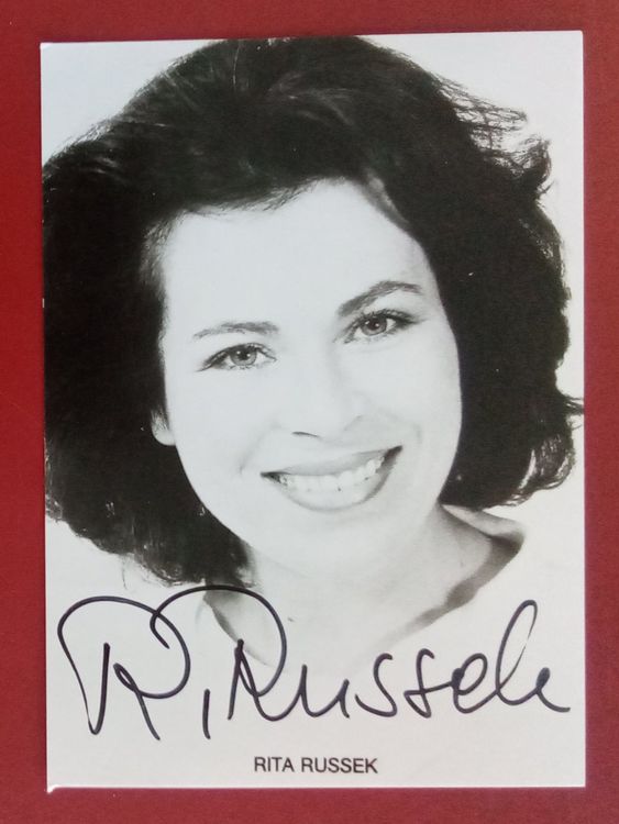 Rita Russek Autogramm signiert Fotopostkarte 10x15cm (Gebraucht) in ...
