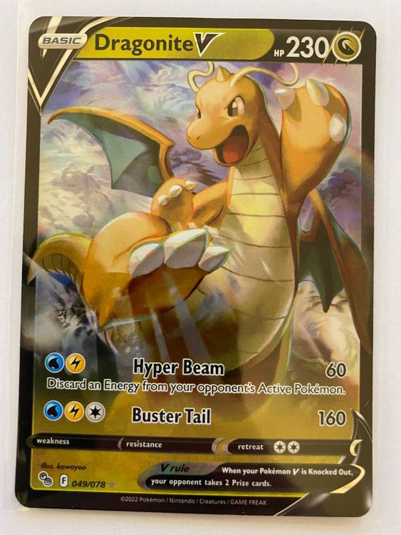 Pokemon Dragonite V 049/078 Pokemon Go EN | Kaufen auf Ricardo