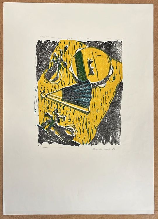 Holzschnitt handsigniert Charles Trüb (ID b3297) (Gebraucht) in Gelterfingen für CHF 20 – mit ...