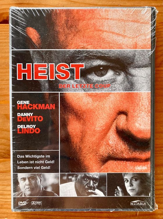 Heist (Gene Hackman / Danny DeVito / Delroy Lindo, DVD) (Nuovo e nell ...