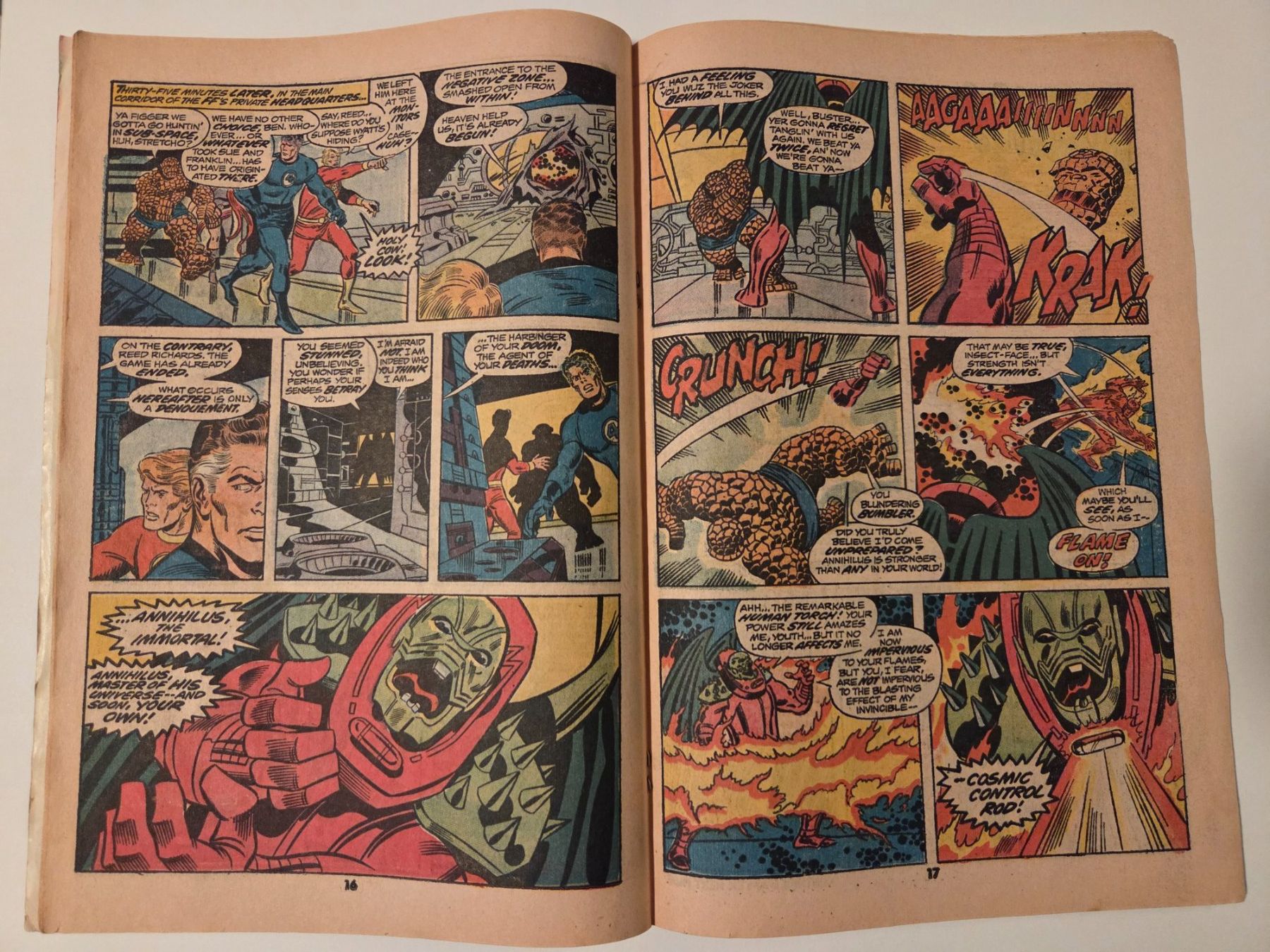 FANTASTIC FOUR #140 (Marvel, 1973) Origin of Annihilus (Gebraucht) in ...