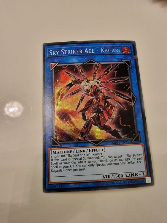 Yugioh Sky Striker Ace -Kagari (Gebraucht) in Dietikon für CHF 1 – mit Lieferung auf Ricardo kaufen