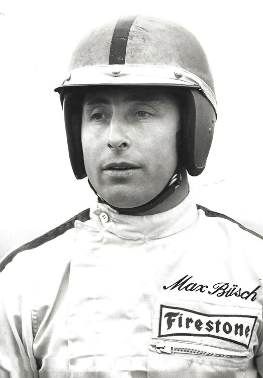 Firestone-Postkarte, Max Büsch, Schweizer-Rennfahrer (Gebraucht) in für ...