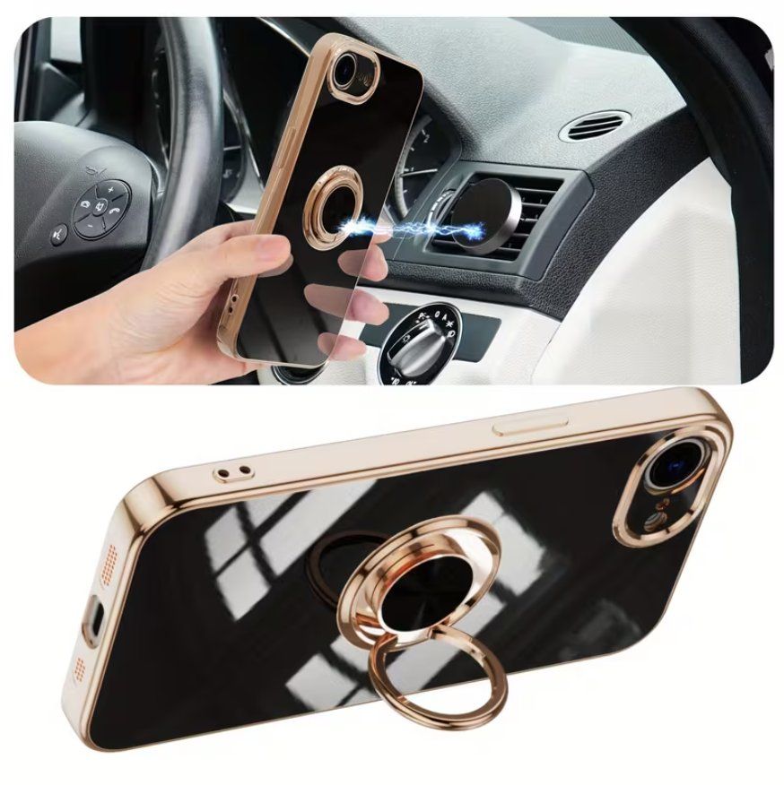 iPhone 17 Pro Max Hülle mit Ringhalter – Rosé Gold Magsafe (Neu und ...