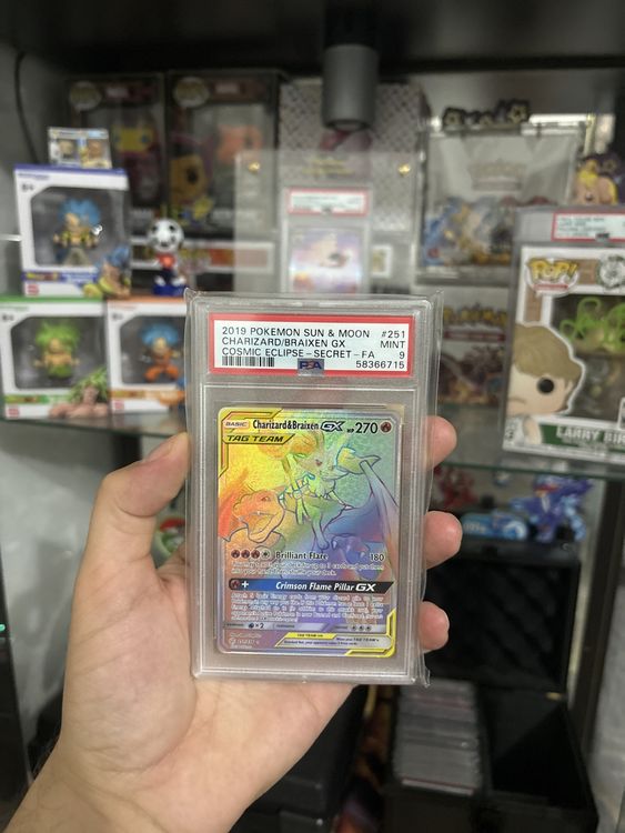 Pokémon charizard & Braixen GX PSA 9 🚀 (Neu und originalverpackt) in Genève für CHF 61 – mit ...