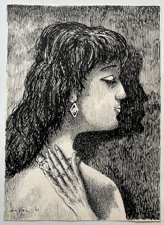 vor dem Auftritt, Besinnung, signiert Otto Huber (ID b4714) | Kaufen ...