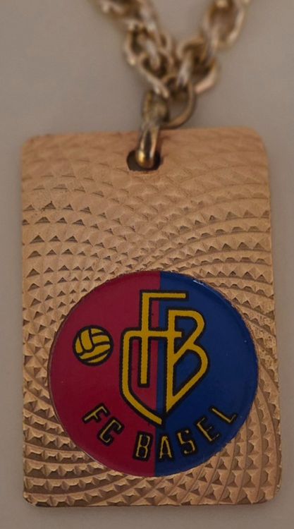 FCB, FC Basel Halskette mit Logo. Sehr alt und rar! (Gebraucht) in ...