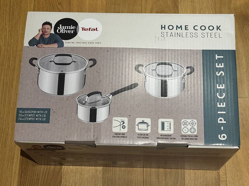 Jamie Oliver Tefal Kochtopf Edelstahl set (Gebraucht) in Bern für CHF ...