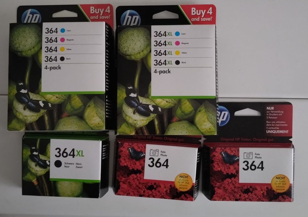 HP Phostsmart C5380 all in one Drucker mit 364 Tinten Sets (Gebraucht ...