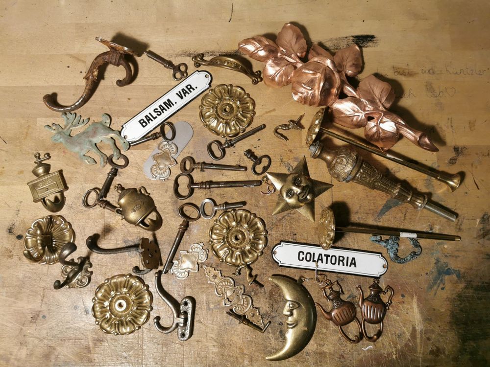 Messing Metal Blech Zinn Eisen Deko (Gebraucht) in Wetzikon ZH für CHF ...