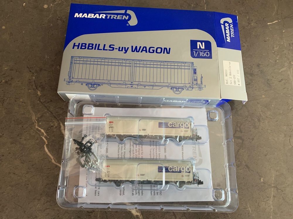 Mabar 86511 Set Kühlwagen wagon frigo Cargo SBB CFF | Kaufen auf Ricardo