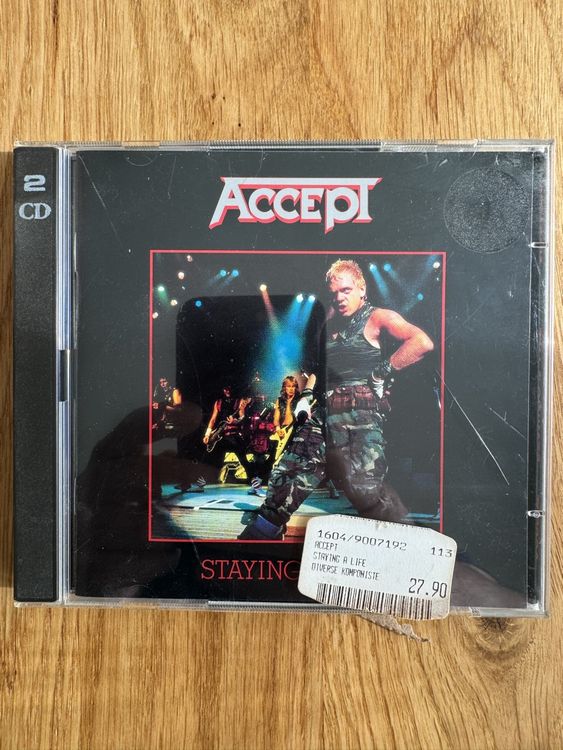 Accept -Staying a Life (2CD)Rarität,Live at Osaka 1985 Metal (Gebraucht ...