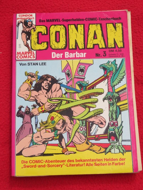 Conan, der Barbar, Comic-Taschenbuch Nr. 3 Marvel/Condor (Gebraucht) in ...