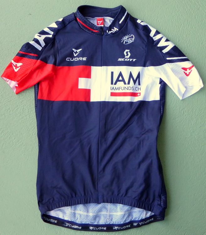 original vintage Team IAM SCOTT CUORE Profi-Velotrikot 2014 (Gebraucht ...