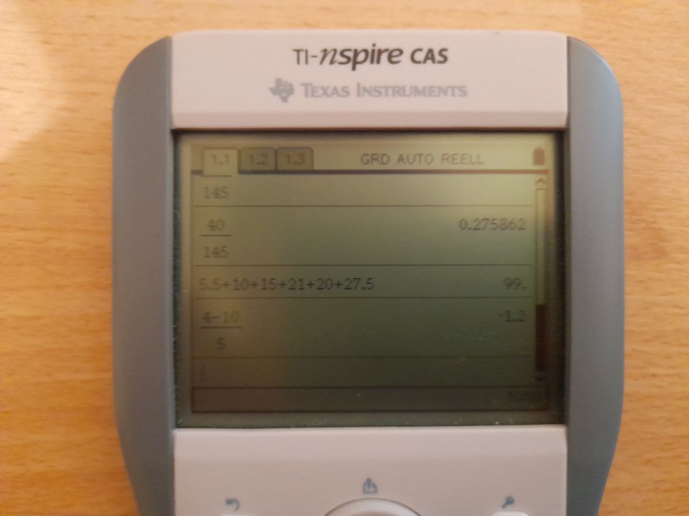 Texas Instruments TI-nspire CAS Rechner - Top Zustand! (Gebraucht) in ...