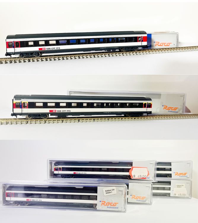 5x Roco SBB Personenwagen Einheitswagen IV Spur N | Kaufen auf Ricardo