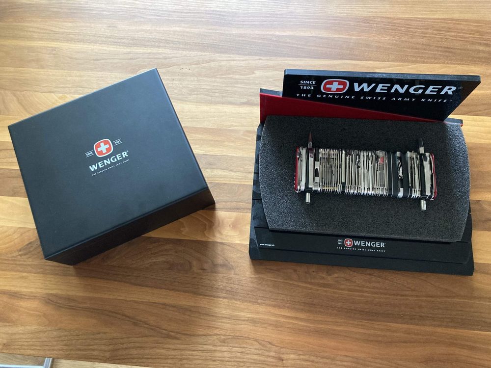 Wenger Giant Knife Taschenmesser Sammlerstück Swiss Army (Neu (gemäss ...