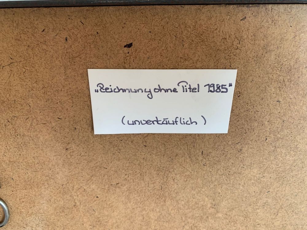 Original CH Zeichnung Gian A. Albertini 1985 Triptychon (Gebraucht) in Meilen für CHF 1100 – mit ...