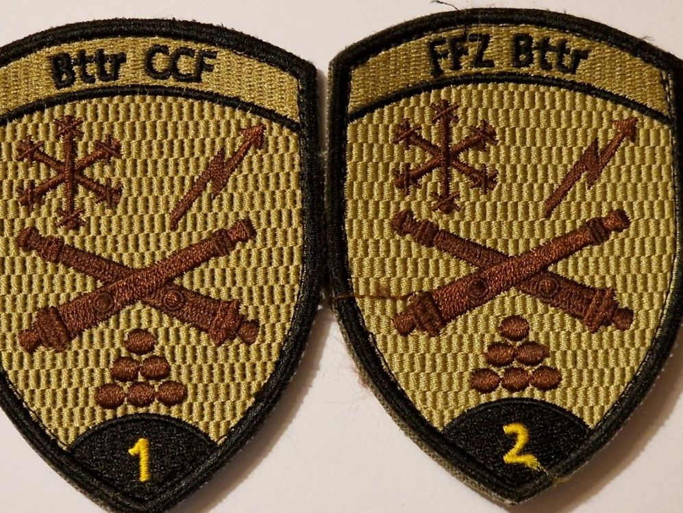 Artillerie Badge Abzeichen Bttr CCF 1 & 2 KLETT | Kaufen auf Ricardo