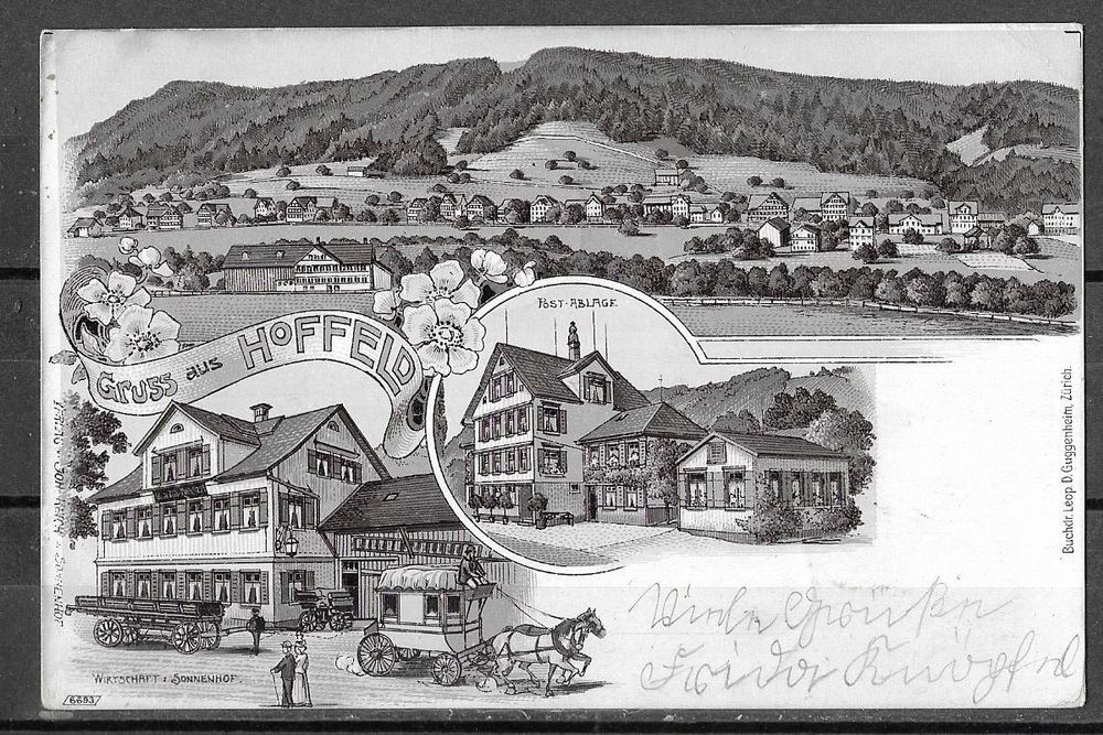 SG Gruss aus Hoffeld 1903 (Litho) (Gebraucht) in Schocherswil für CHF 44 – mit Lieferung auf ...