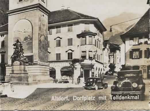Altdorf UR Telldenkmal 2 Oldtimer ca1940 (Neu (gemäss Beschreibung)) in ...