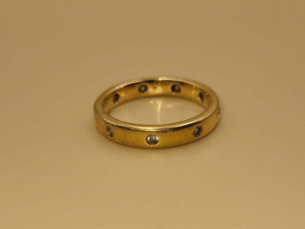 Goldene Ring Mit Steine | Kaufen auf Ricardo