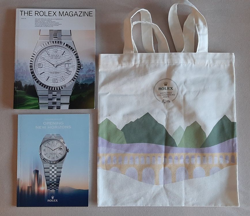 Watches and Wonders 2025 The Rolex magazine Issue 13 + sac (Neu und ...